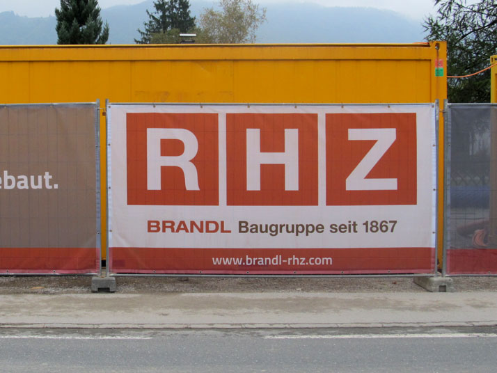 Bauzaunblende Gittex-Mesh · Inter Fahnen GmbH